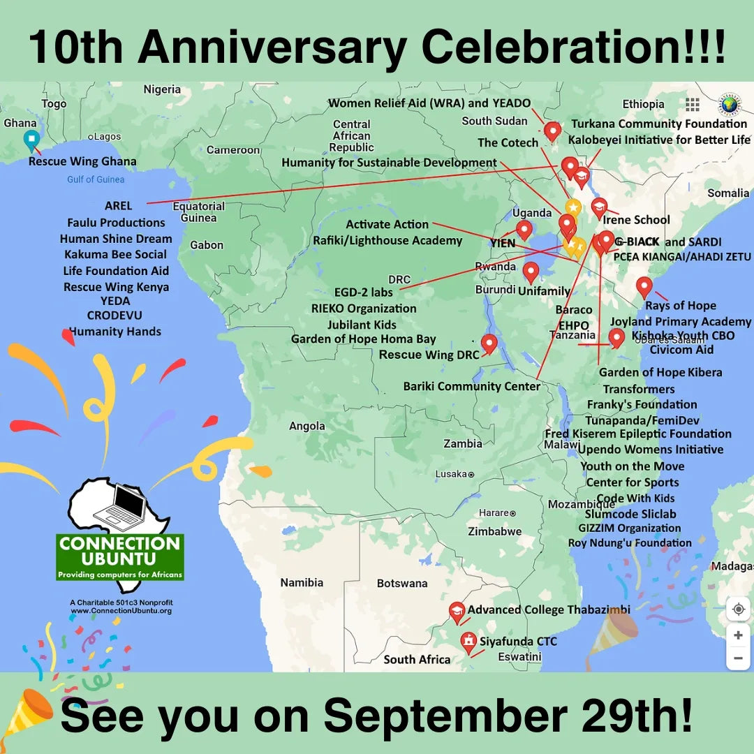 Join us to Celebrate Connection Ubuntu's 10th Anniversary – Gifts That ...